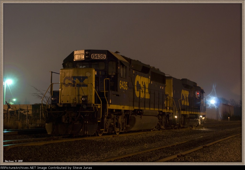 CSX 6435,2210 sit on the old main